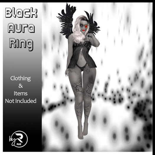 Second Life Marketplace - RUE :: Aura Ring Black